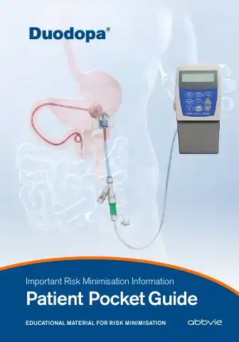 AbbVie Duodopa Patient Pocket Manual PDF | Onestart Manuals